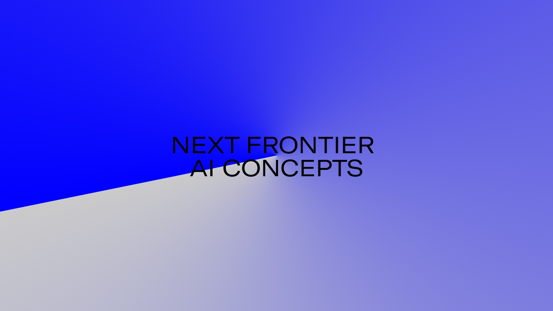 SPRIND | Next Frontier AI Concepts